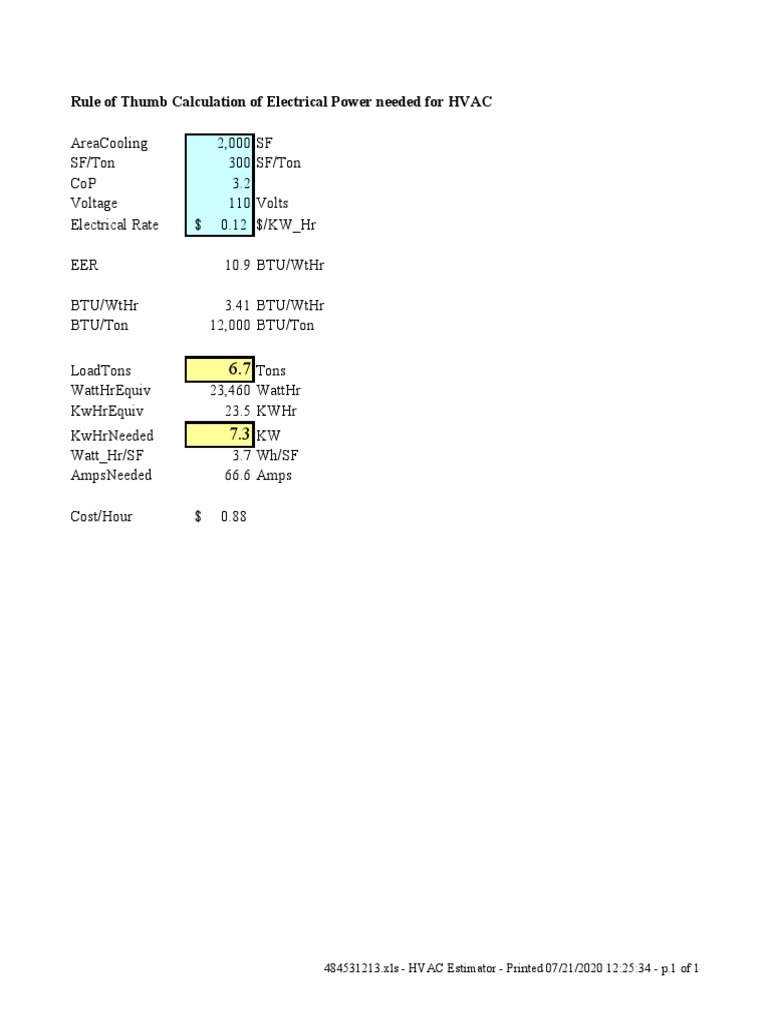 Cop & Eer Calculation | PDF