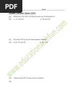 Square Numbers and Cube Numbers Worksheet and Answers | PDF ...