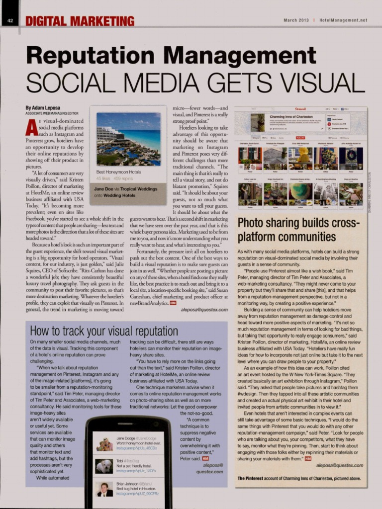 Reputation Management PDF | PDF | Reputation | Social Media