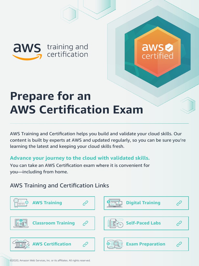 Prepare For An AWS Certification Exam | PDF