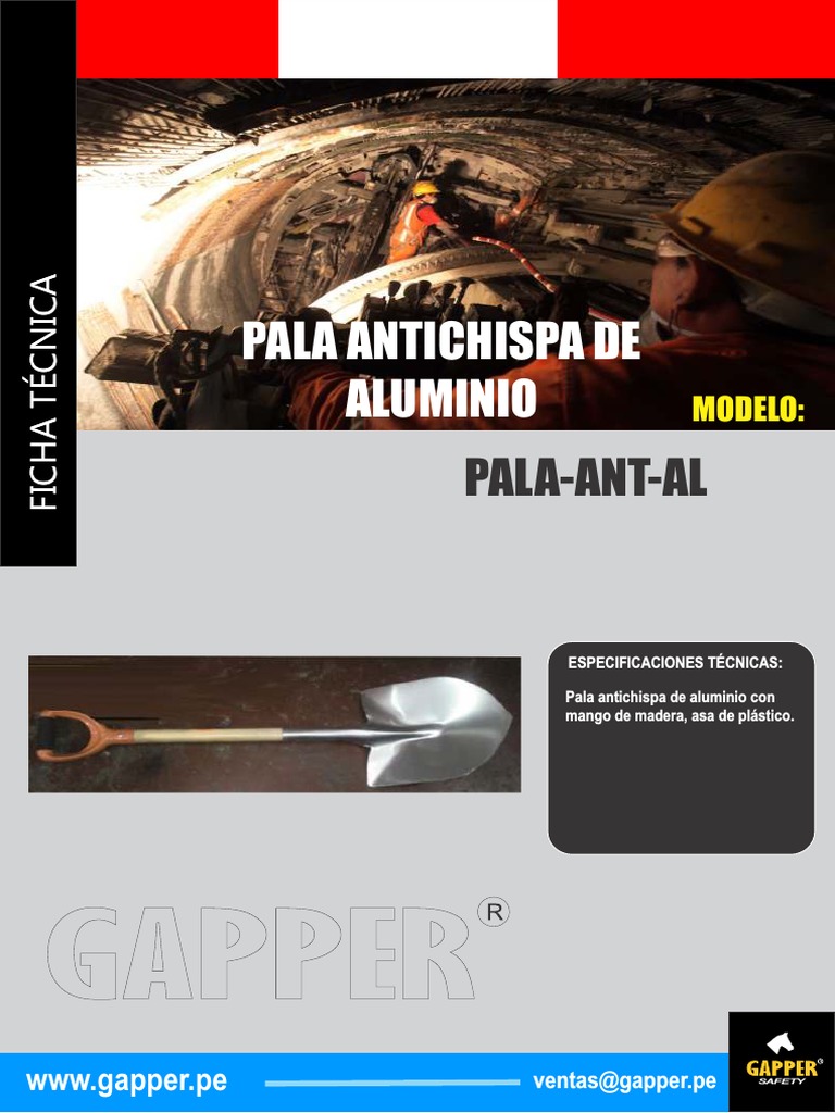 Ficha T - Cnica Pala-Ant-Aluminio | PDF
