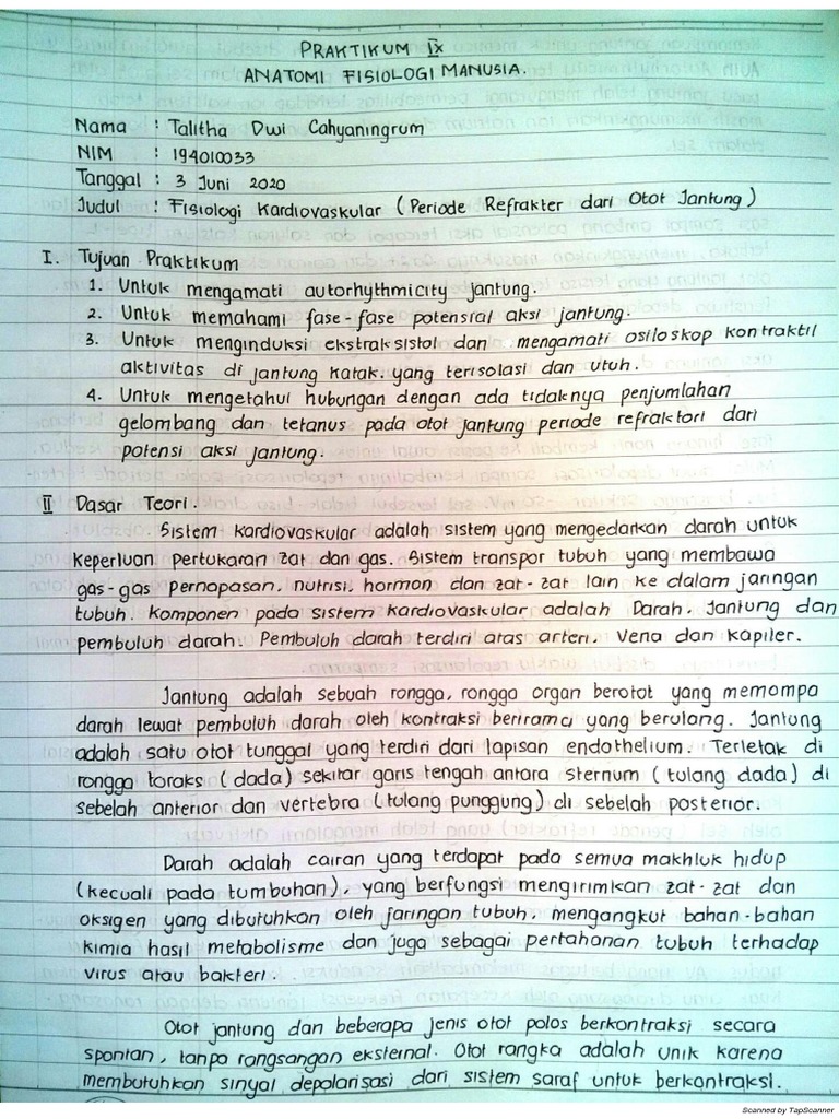Periode Refrakter Otot Jantung ANFIS | PDF