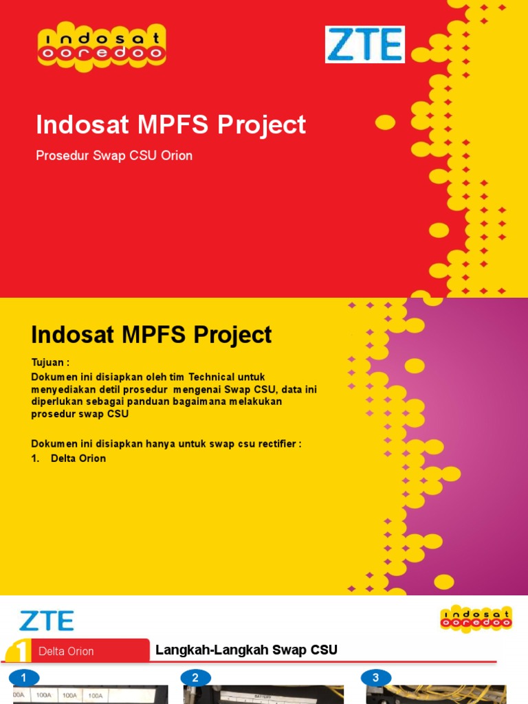 Orion CSU Swap Procedure (Bahasa) - 20170730 PDF | PDF | Komputer