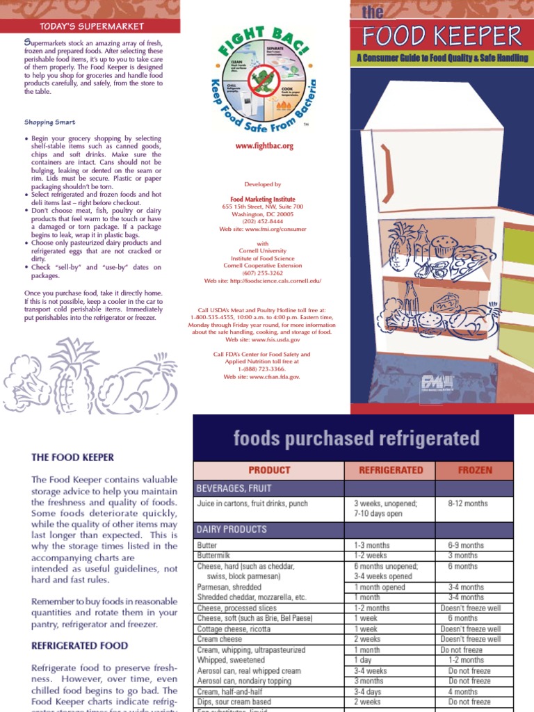A Consumer Guide To Food Quality & Safe Handling | PDF | Sausage | Foods