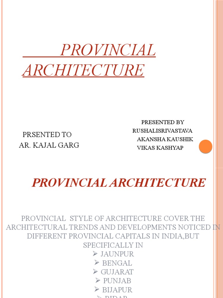 Provincial Architecture by Rushali GRP | PDF | Mosque | Architectural ...