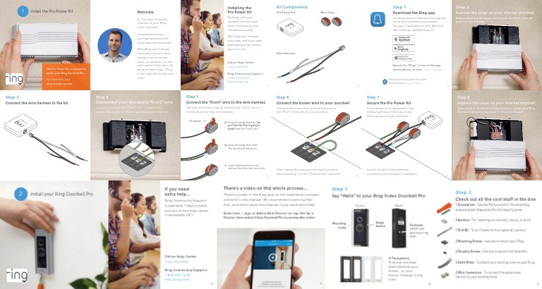 Installing The Pro Power Kit Welcome Download The Ring App | PDF ...