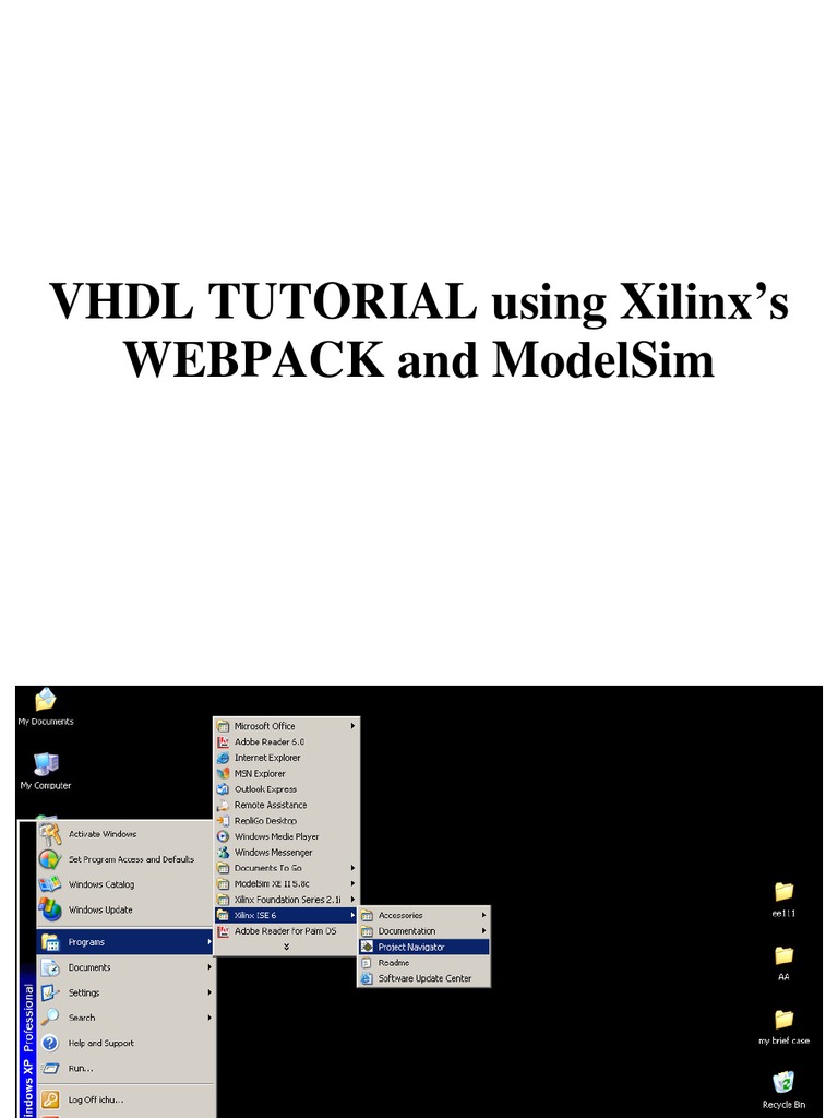 Xilinx Vhdl Tutorial Pdf Vhdl Computer Engineering