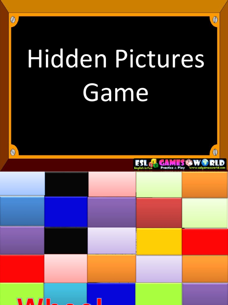 Hidden Pictures Game | PDF