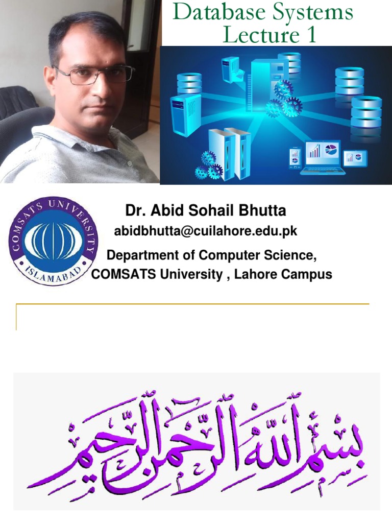 DB Lec ALL Online - 1 | PDF | Databases | Application Software