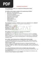 Ipqa Related Question | PDF | Tablet (Pharmacy) | Verification And ...