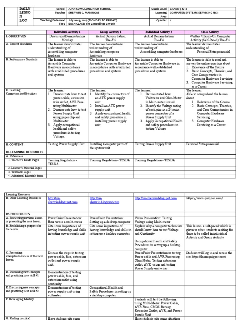 PC Assembly | PDF | Power Supply | Learning