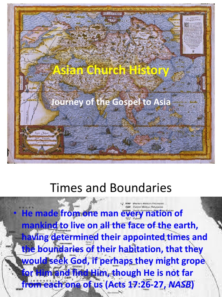 Asian Church History (20170223) | PDF | Asia | Ancient Mediterranean ...