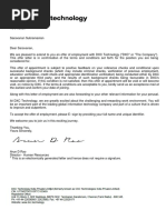 Capgemini Offer Letter | PDF | Business