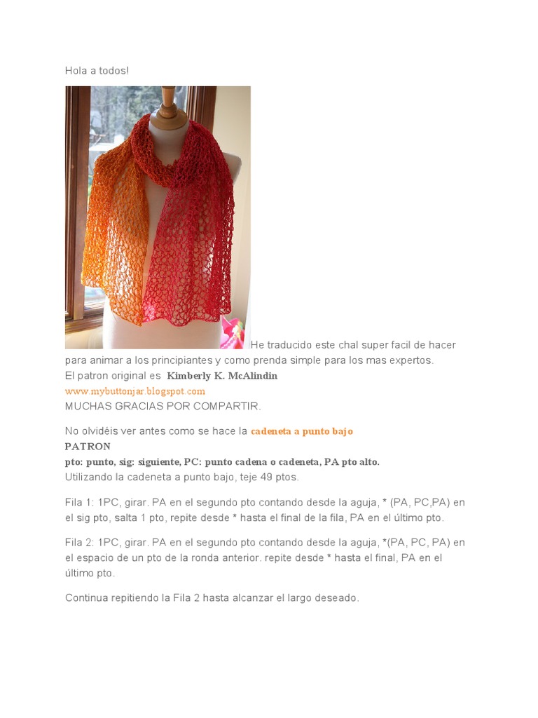 Chal en Crochet | PDF