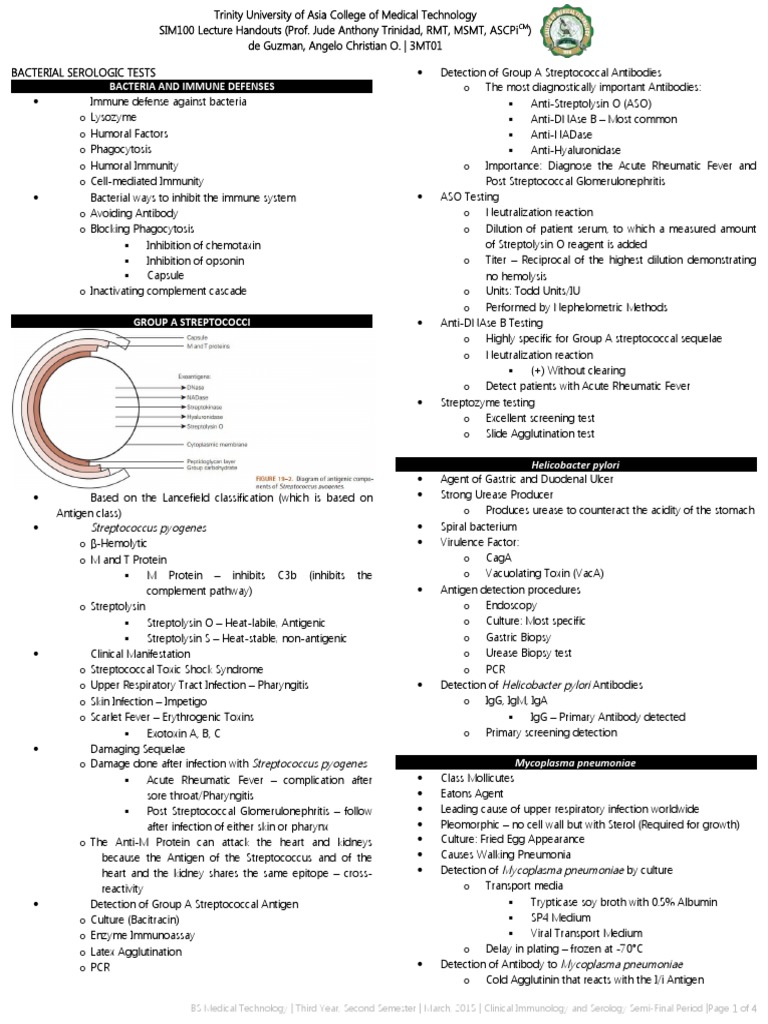 Bacterial Serologic Tests: A Comprehensive Guide to Detecting ...