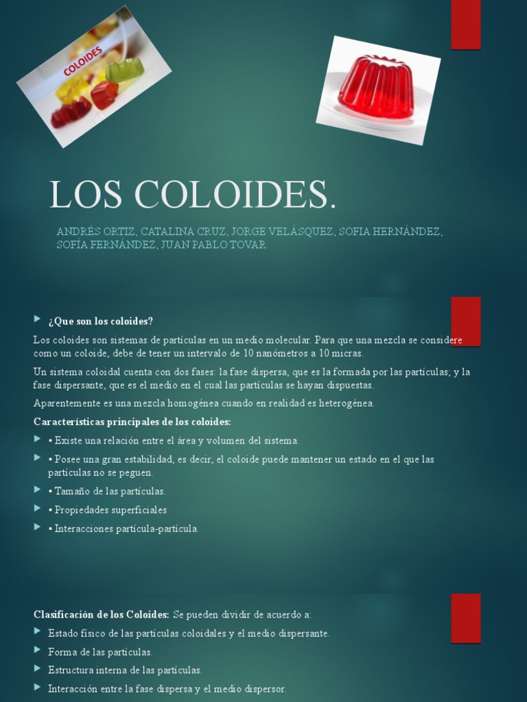 Los Coloides | PDF | Coloide | Suelo