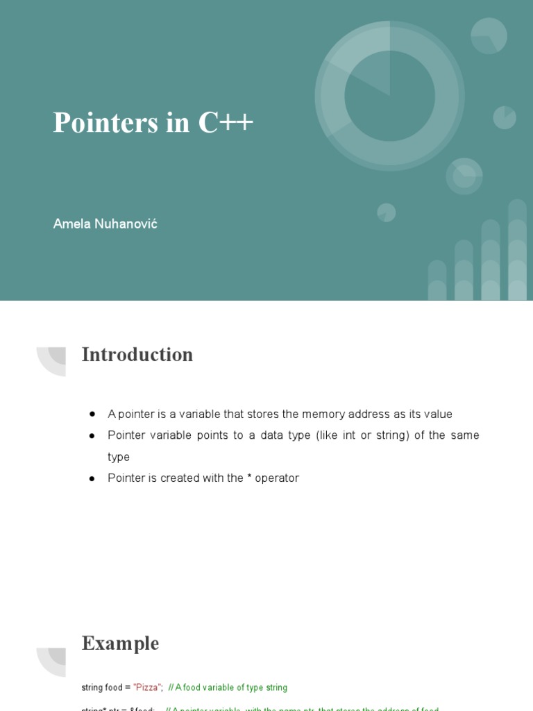 Pointers in C++ | PDF | Pointer (Computer Programming) | Array Data Structure