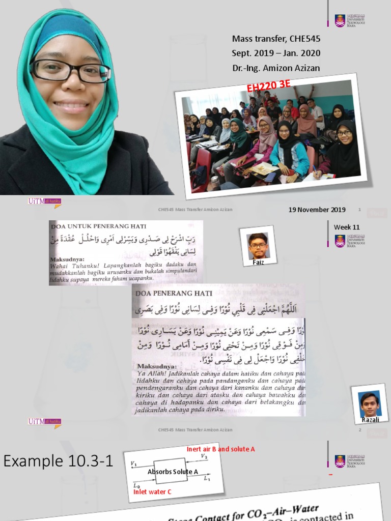 CHE545 Mass Transfer Course Overview | PDF | Thermodynamics | Transport ...