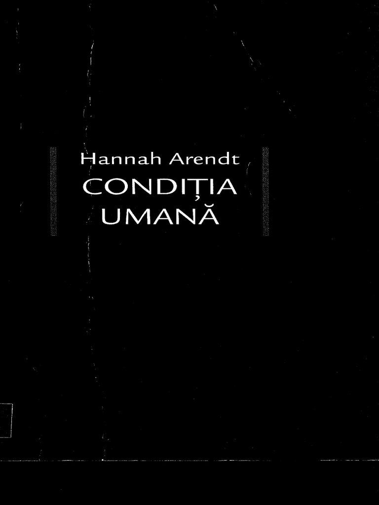 Hannah Arendt-Conditia Umana-Idea Design & Print (2007) PDF | PDF