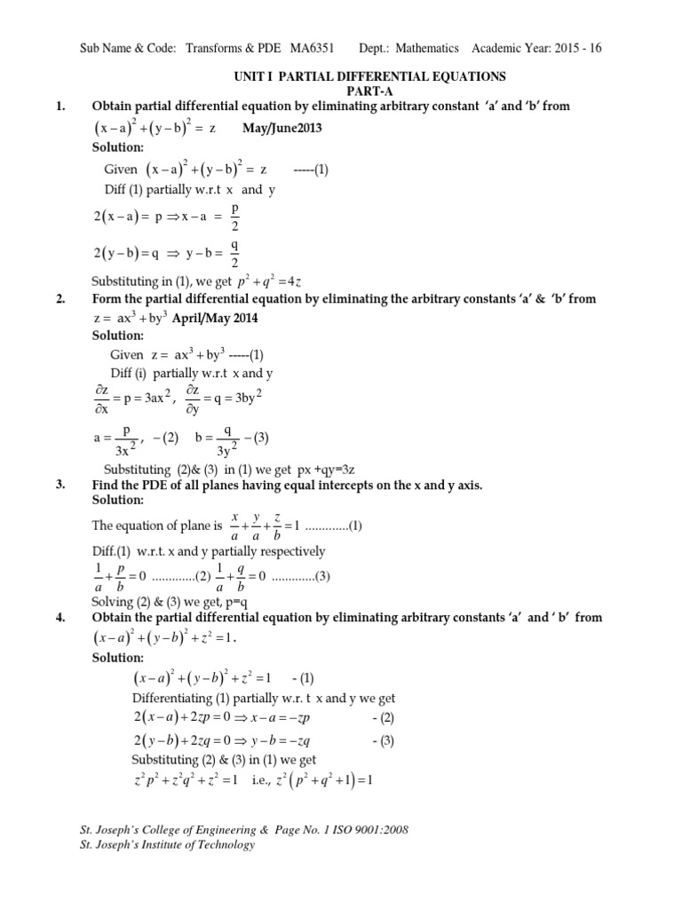 PDF | PDF | Partial Differential Equation | Fourier Series