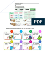 Vocabulary Worksheet: This is/These are | PDF