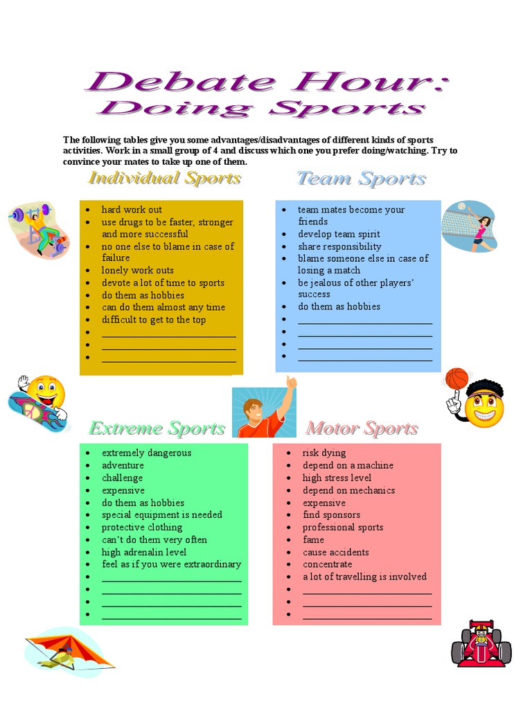 Comparing Individual and Team Sports: An Analysis of the Advantages and ...