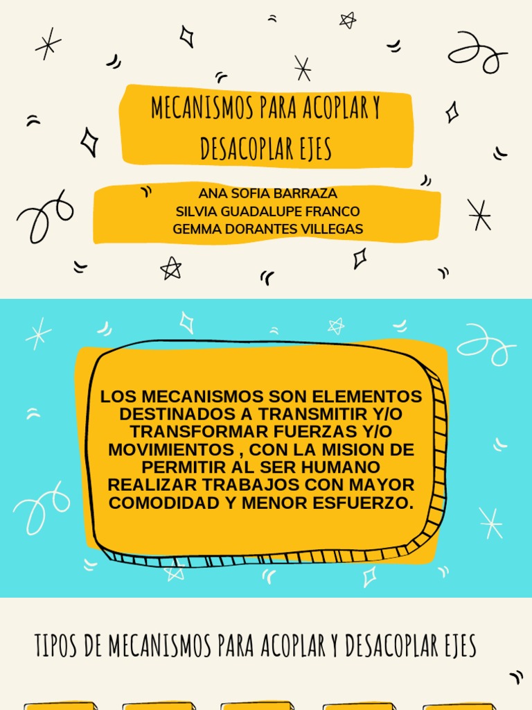 Mecanismos para Acoplar y Desacoplar Ejes | PDF | Embrague | Ingeniería ...