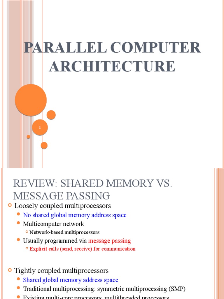 2 - Parallel Computer Architecture - 1 | PDF | Multi Core Processor ...