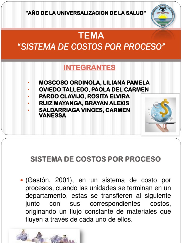 Sistema de Costos Por Proceso Teoria | PDF | Costo | Inventario