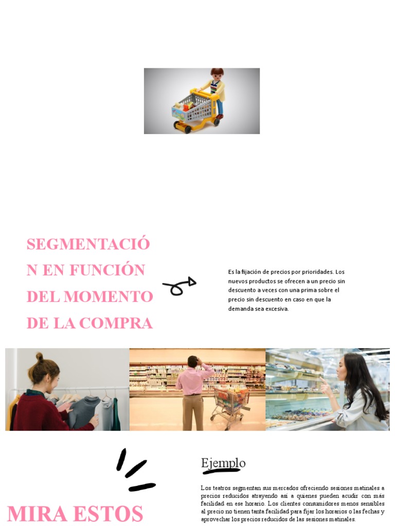 Segmentación en Función Del Momento de La Compra - Fijación de Precio ...