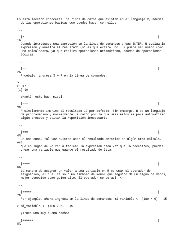 Objetos y Tipos de Dato | PDF | Lenguaje de programación | Cadena ...