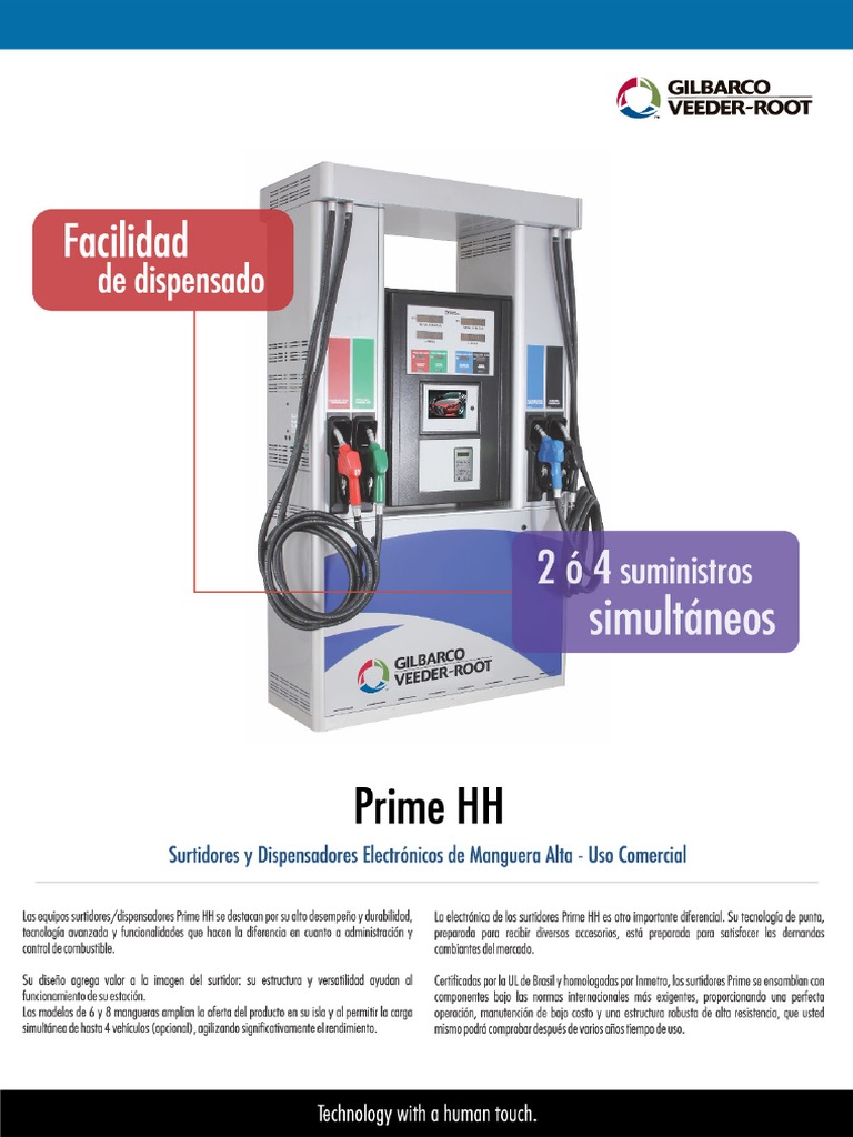 Catalogo Del Dispensador Prime HH GILbarco PDF | PDF