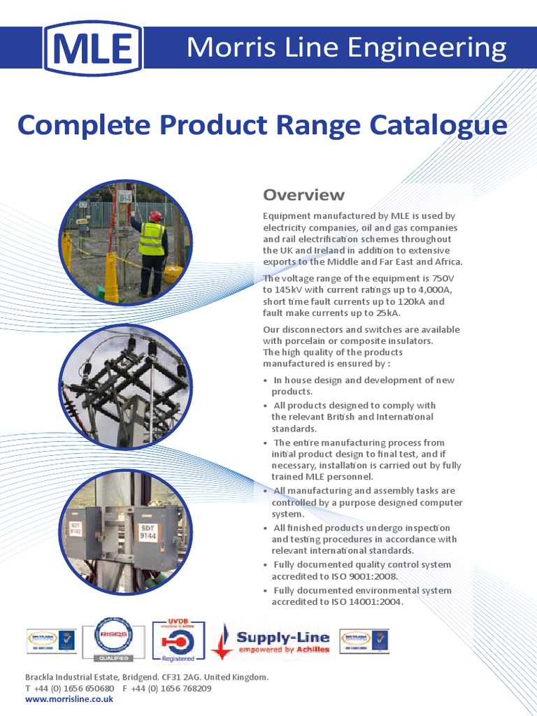 MLE Complete Product Range 2015 | PDF | Switch | Insulator (Electricity)