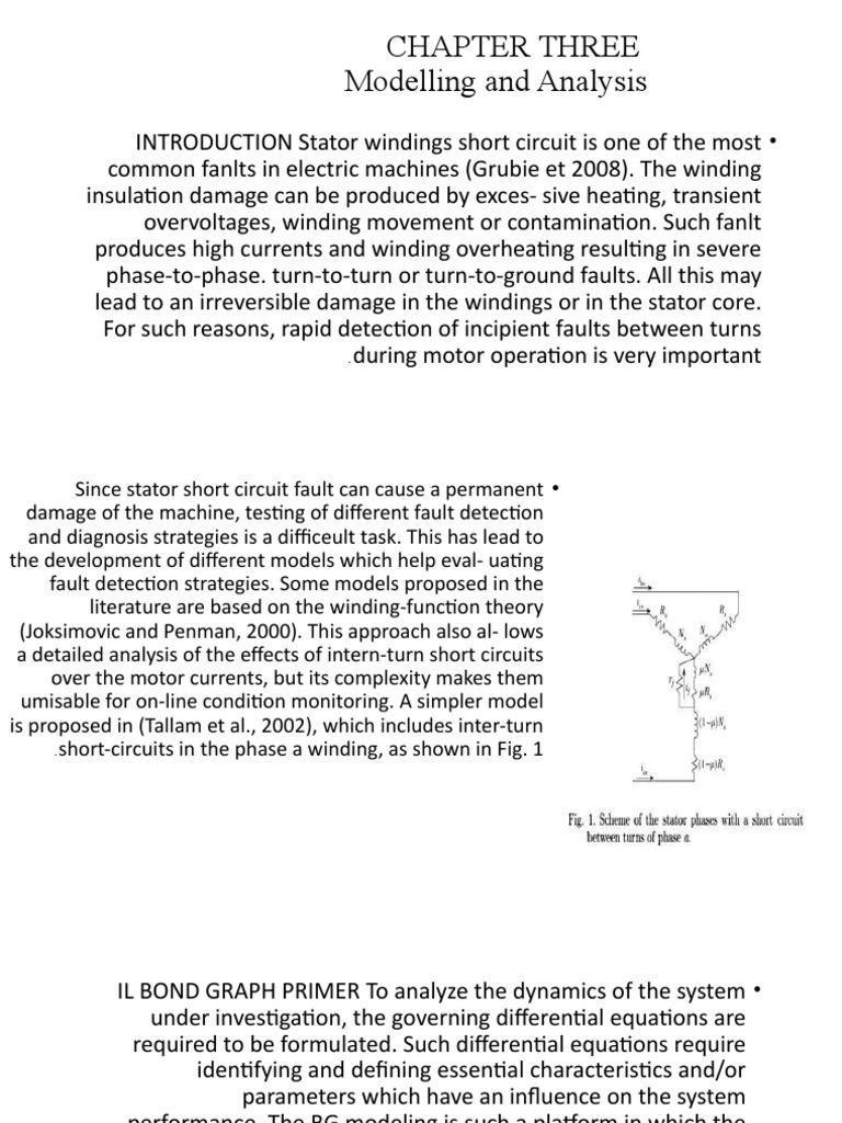 Stator Short Circuit Fault Modeling in IM | PDF | Magnetic Field ...