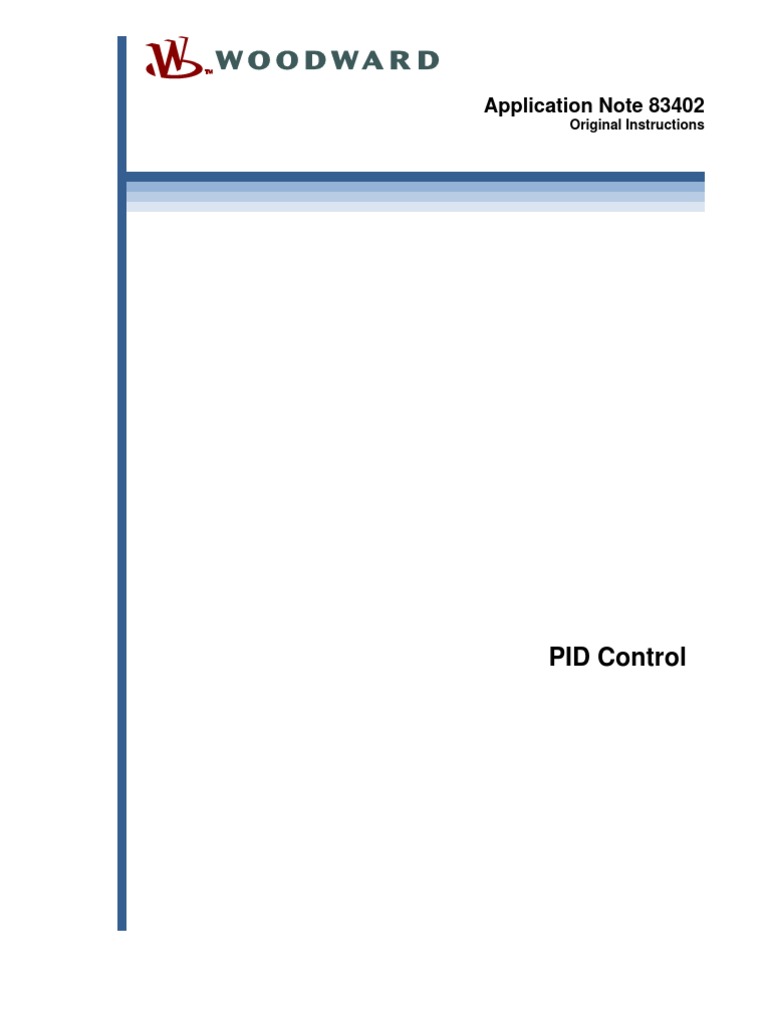 Application Note 83402: PID Control | PDF | Control Theory | Control System