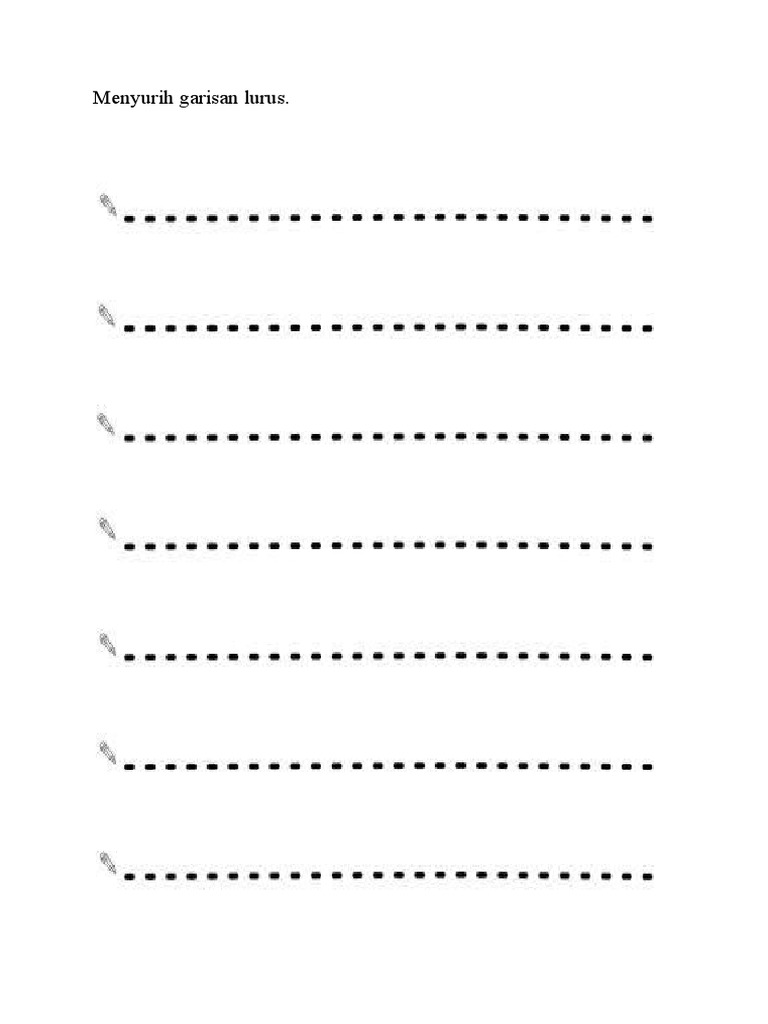 Menyurih Garisan Lurus & Melengkung | PDF