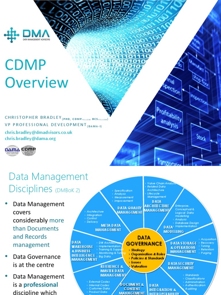 CDMP Basics v0.5 DAMA | PDF | Data Quality | Information