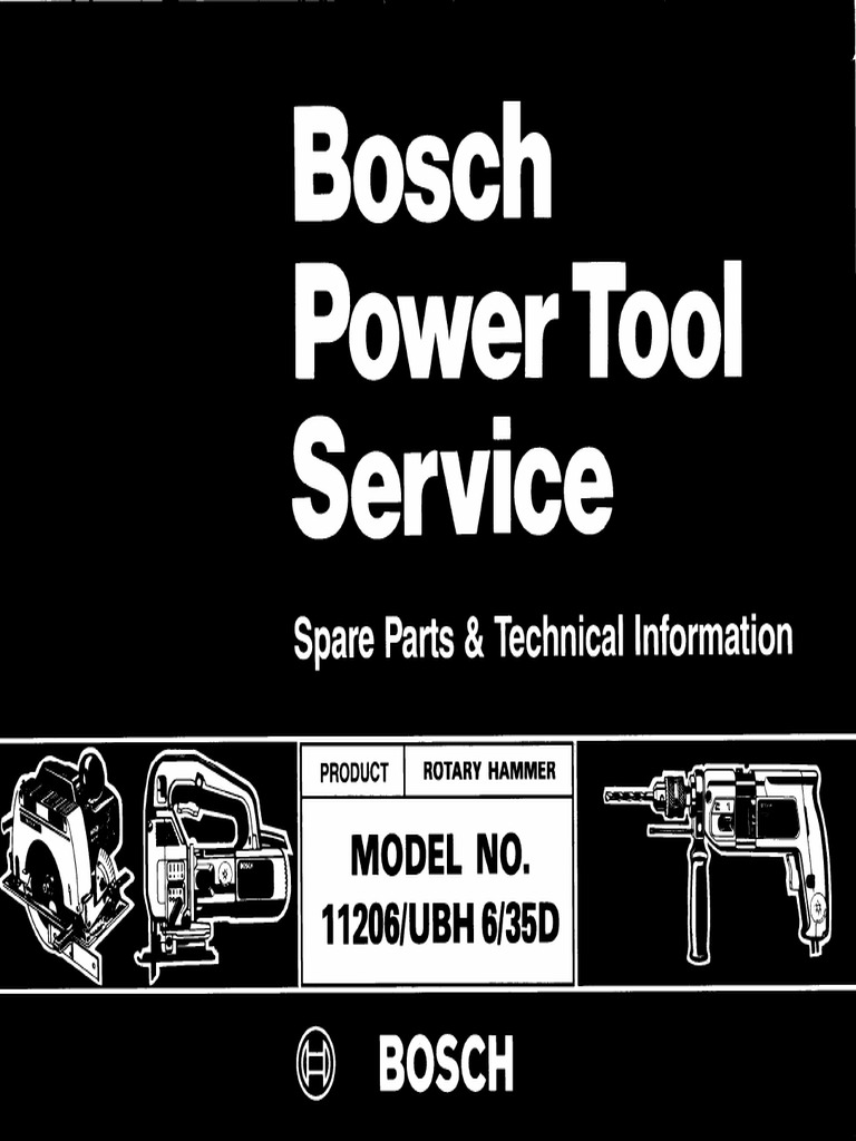 Bosch 11206 Ubh 6-35D | PDF