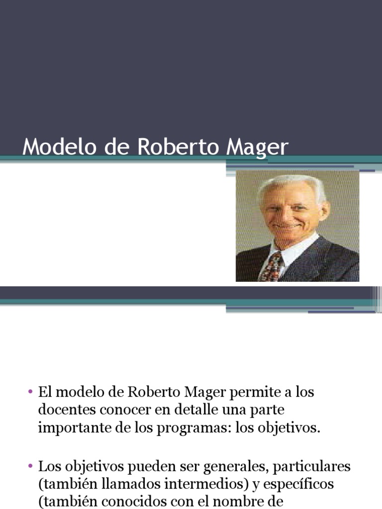Modelo de Roberto Mager | PDF