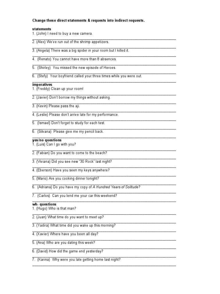 Indirect Requests Transformation Guide | PDF