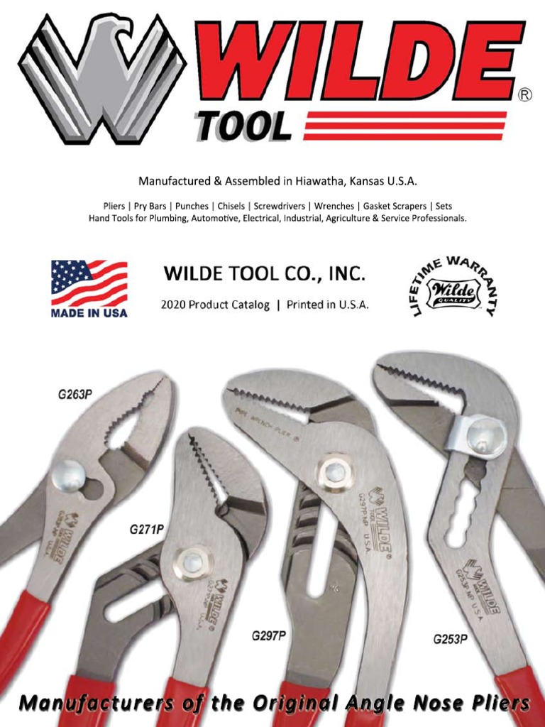 Wildetool Catalog PDF | PDF | Metalworking | Tools