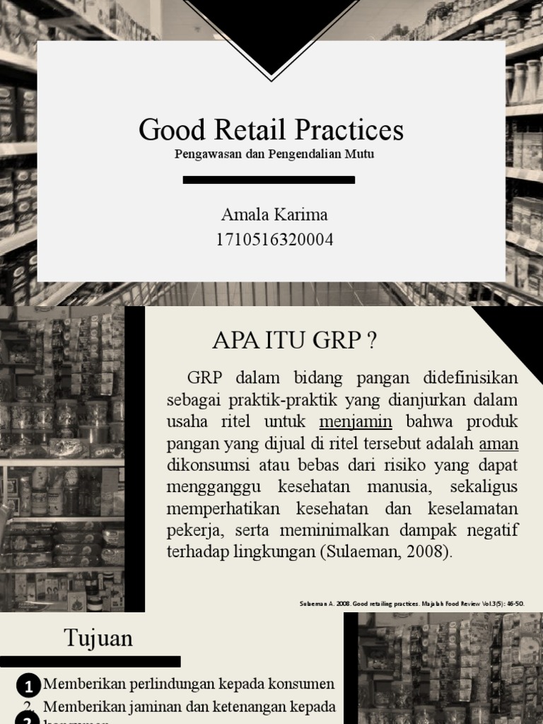 Good Retail Practices Oleh AMALA KARIMA | PDF