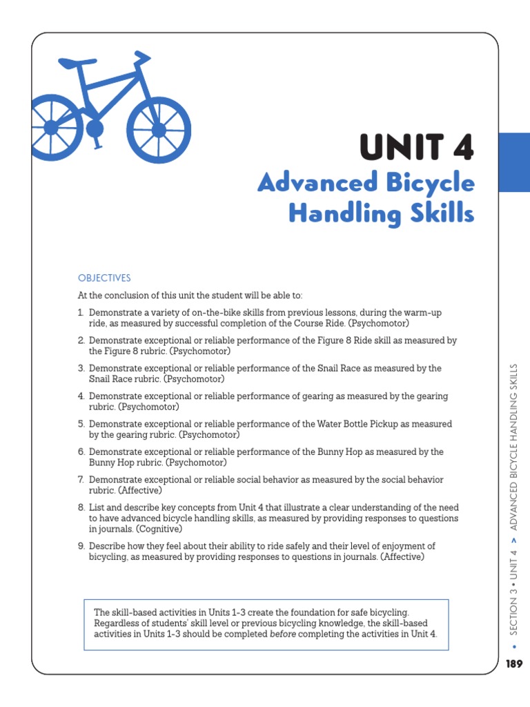 Bikeology Curriculum Part2 | PDF | Teachers | Rubric (Academic)