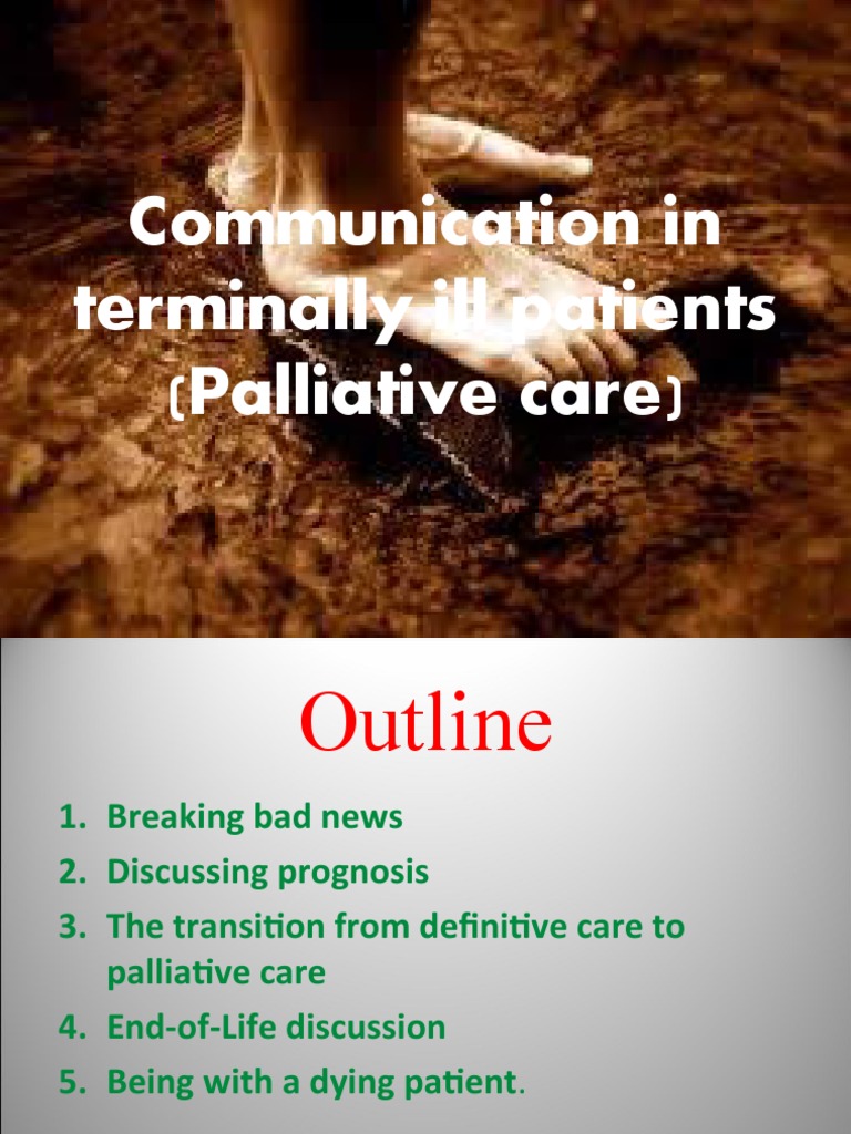 Communication in Terminally Ill Patients | PDF | Terminal Illness ...