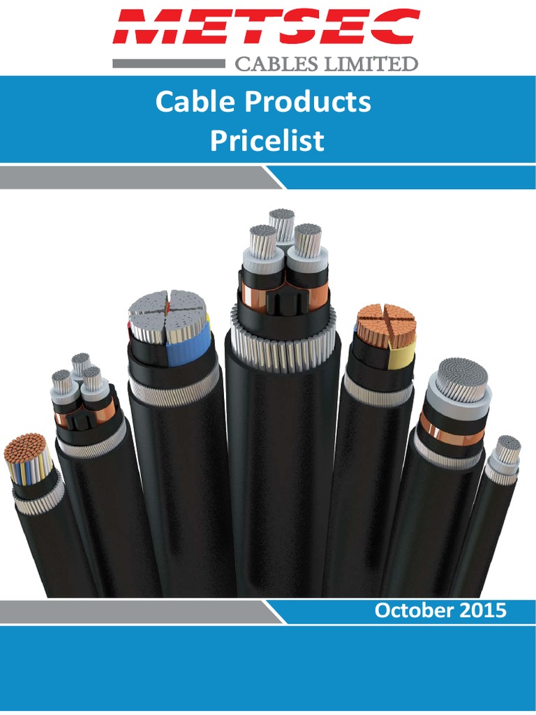 Electric Cable Price List 2024 | PDF | Manufactured Goods | Electrical ...