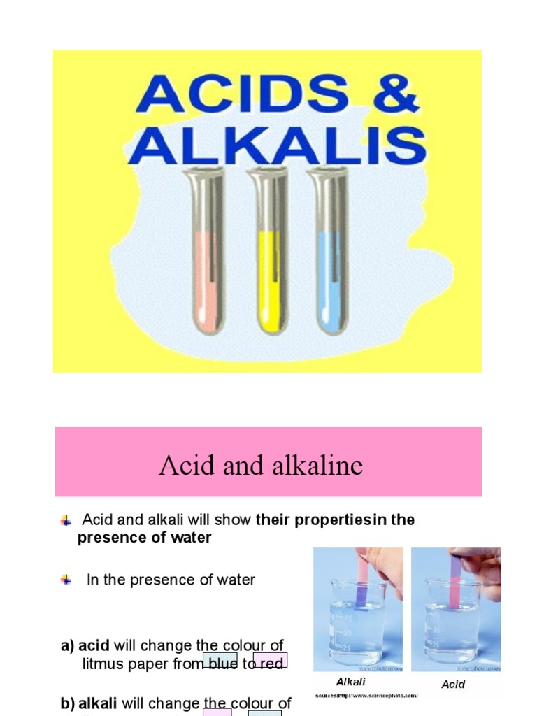 Properties of Acids and Alkalis Explained | PDF | Acid | Salt (Chemistry)