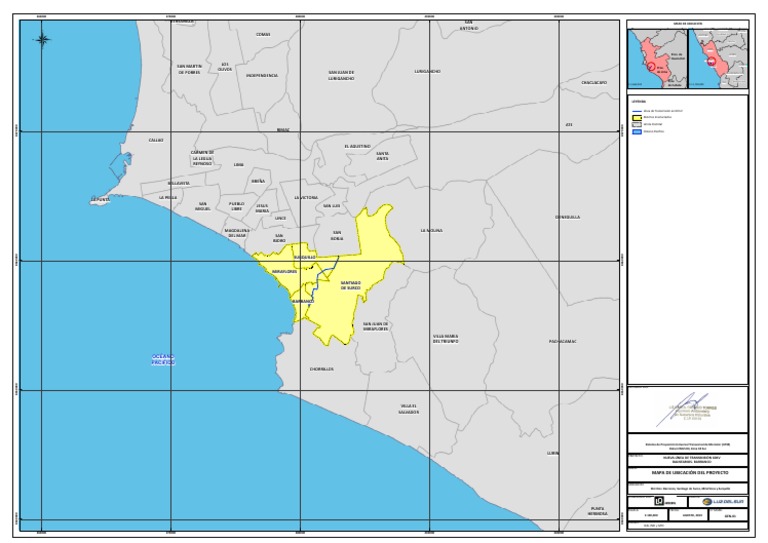 Mapa de Ubicación Barranco - Santiago de Surco - Miraflores - Surquillo ...