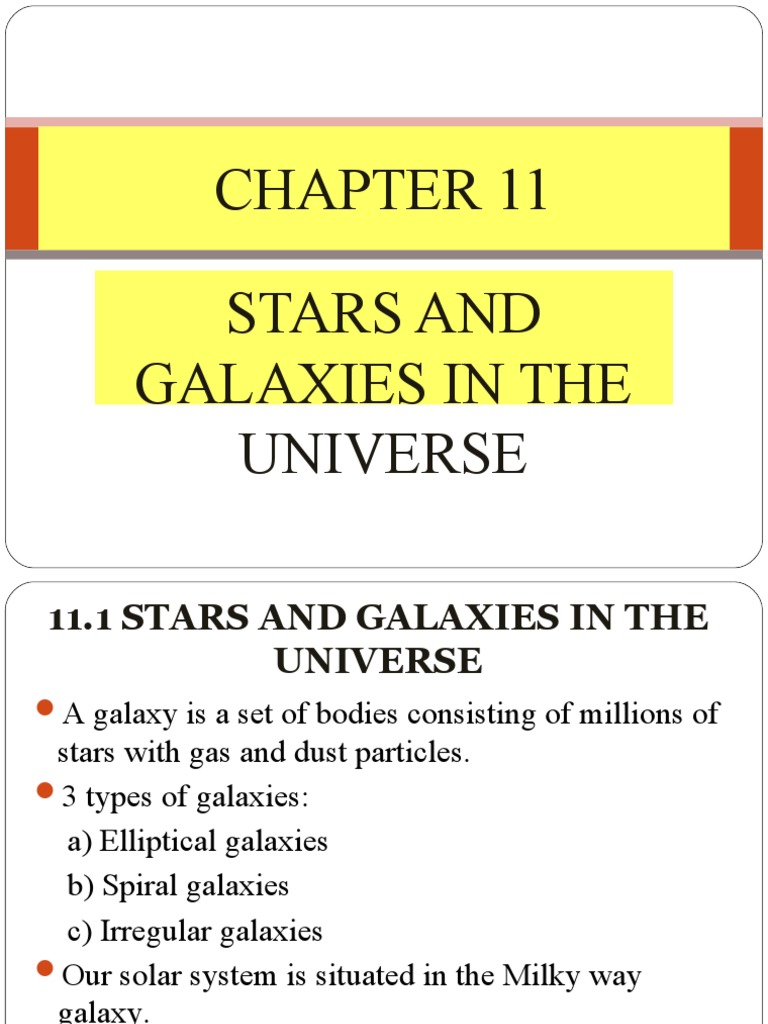 Form 2 Chapter 11 Star and Galaxies | PDF | Stars | Galaxy