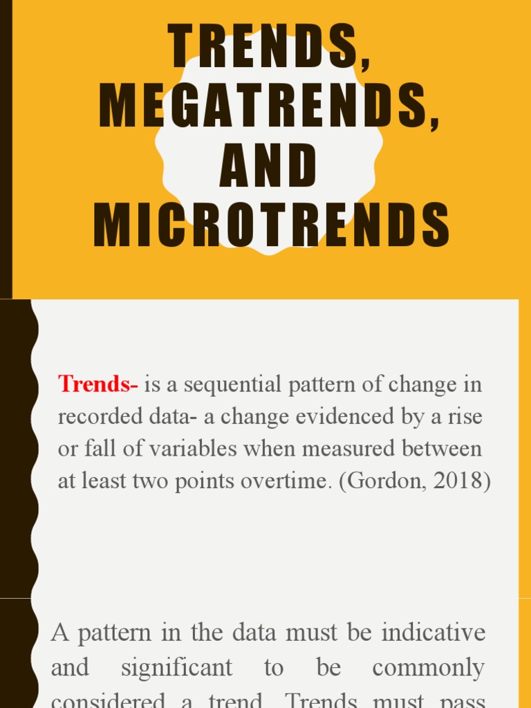 Trends, Megatrends, and Microtrends | PDF | Globalization | Socialism
