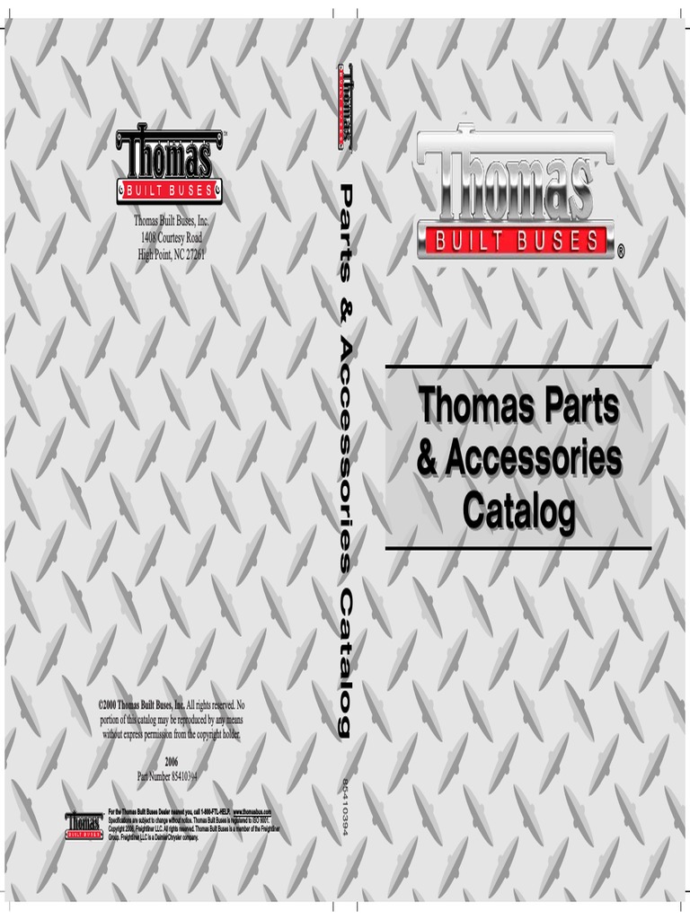 Thomas Bus Parts Catalog - Catalog Library